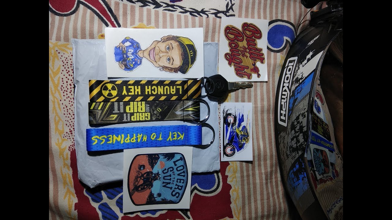 100KMPH STICKERS AND KEYCHAIN | WATERPROOF STICKERS | - YouTube