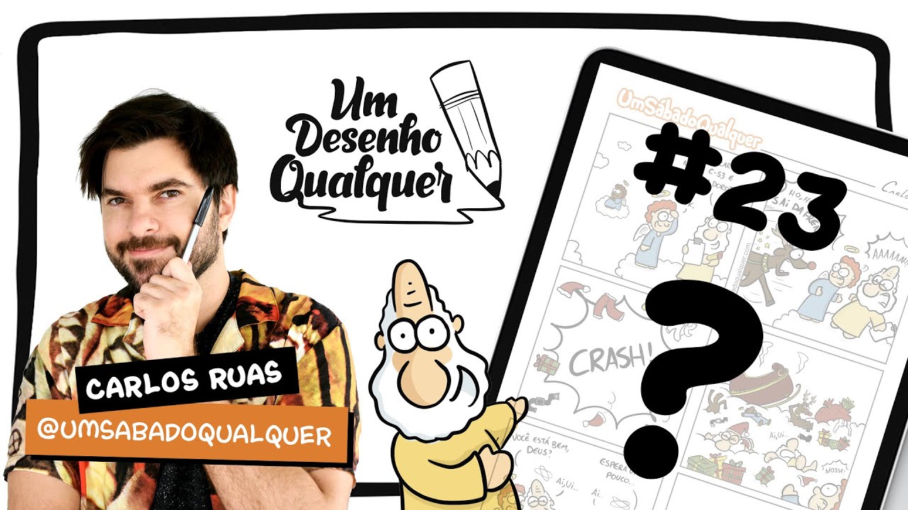 Um desenho qualquer #23- Vamos fazer uma tirinha inédita ao vivo! - YouTube