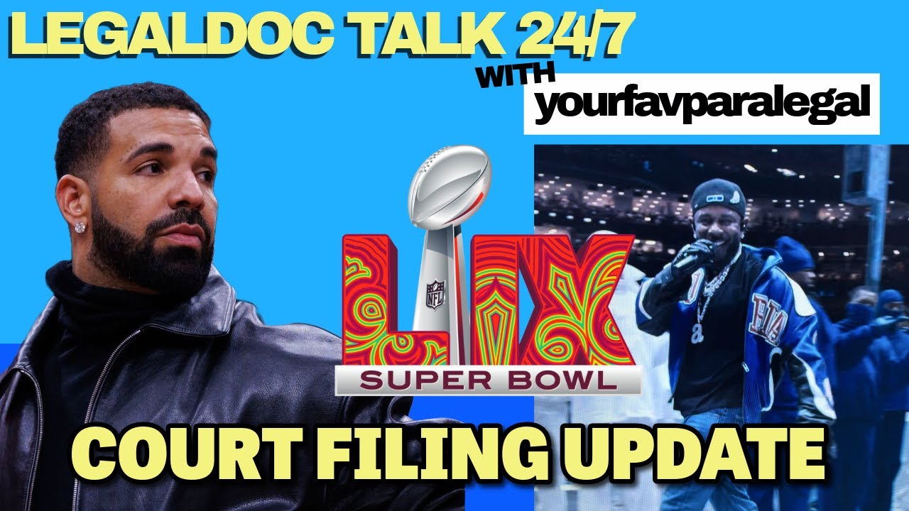 Drake Crying About the Superbowl Performance in New Court Filing - YouTube