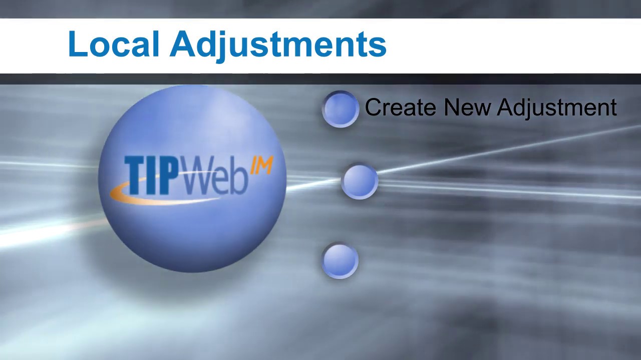 TIPWeb-IM: Local Adjustments - YouTube