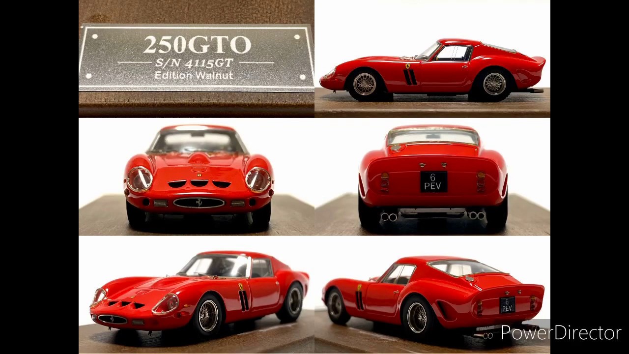 1/64 scale Model SCM Model MY64 Ferrari 250 GTO S/N 4115GT - YouTube