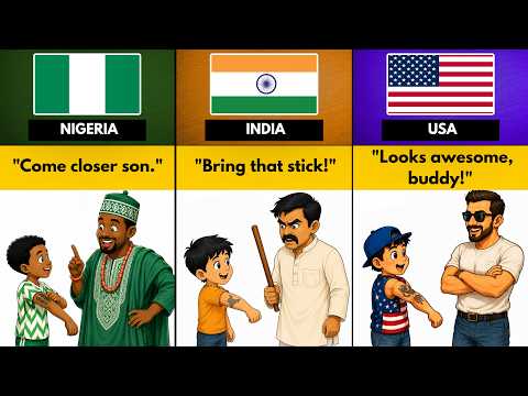 Dads React to Tattoos in Different Countries 😂💀