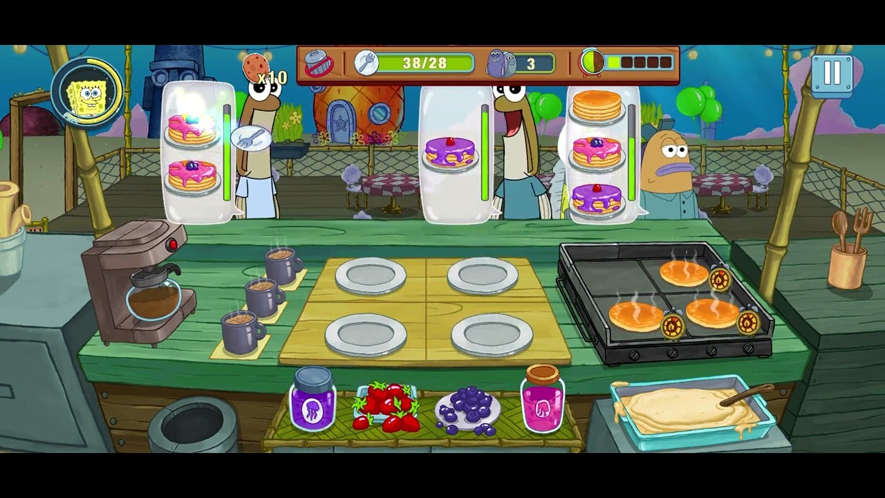 SpongeBob Cook Off - Levels 24-25 - YouTube