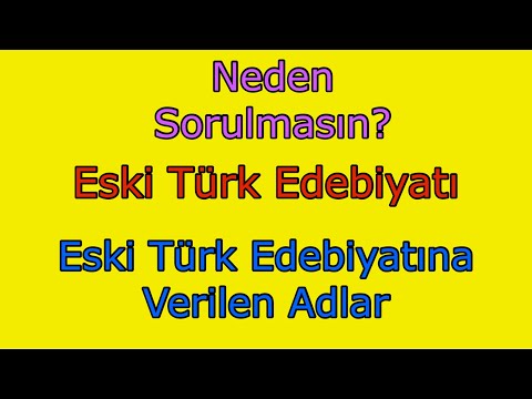 Öabt Eski Türk Edebiyatı Konu Anlatımı - Divan Edebiyatına Verilen Adlar - Öabt Edebiyat