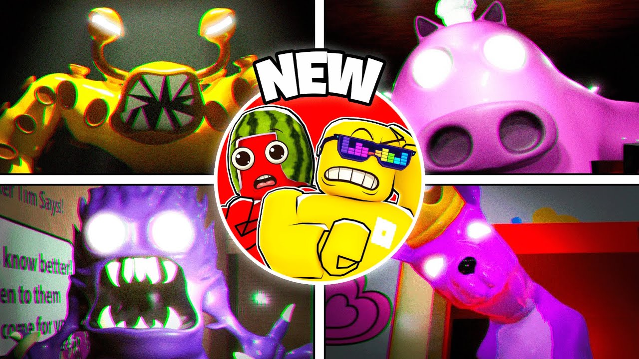 ALL GARTEN OF BANBAN CHAPTER 3 JUMPSCARES and BOSSES! - YouTube
