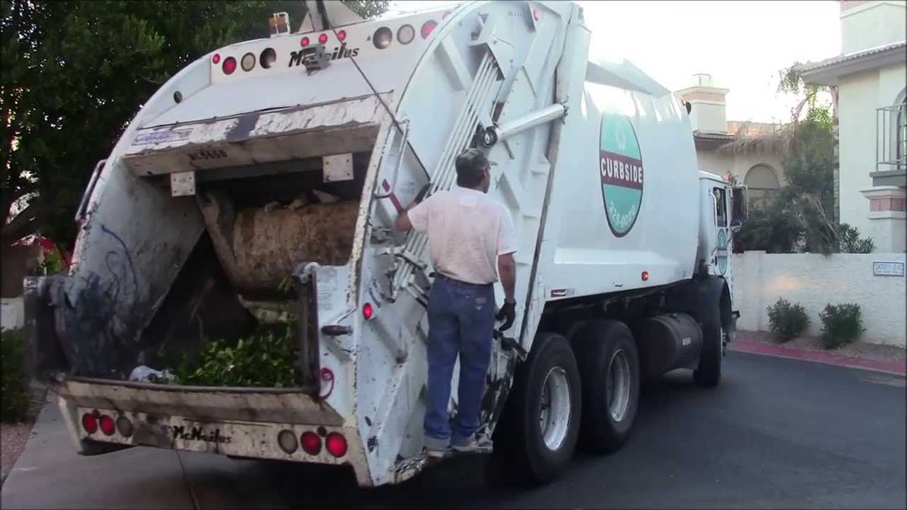 Curbside Disposal: Manual Trash Collection - YouTube