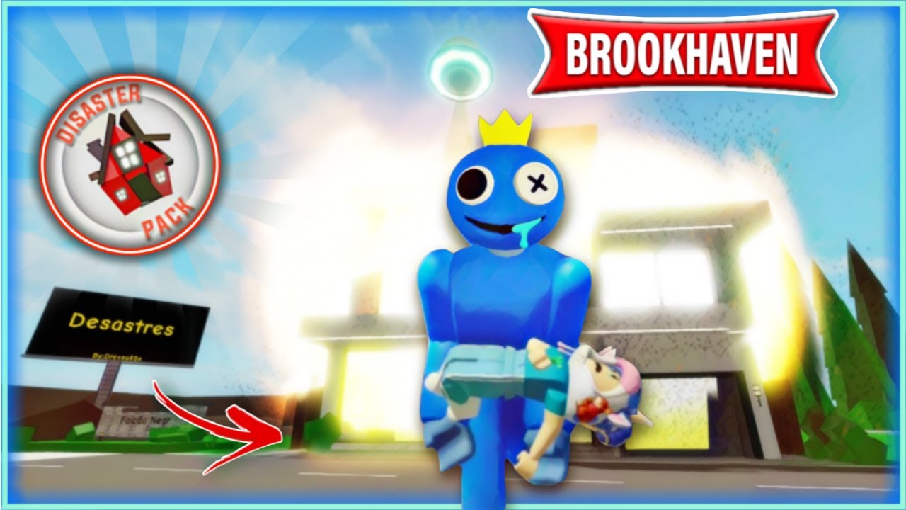 BLUE AZUL BABÃO ADOTANDO E ASSUSTANDO NO BROOKHAVEN - ROBLOX - YouTube