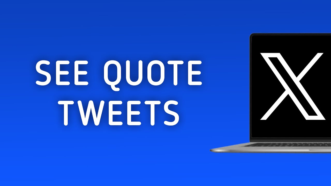 How To See Quote Tweets On X (Twitter) On PC - YouTube