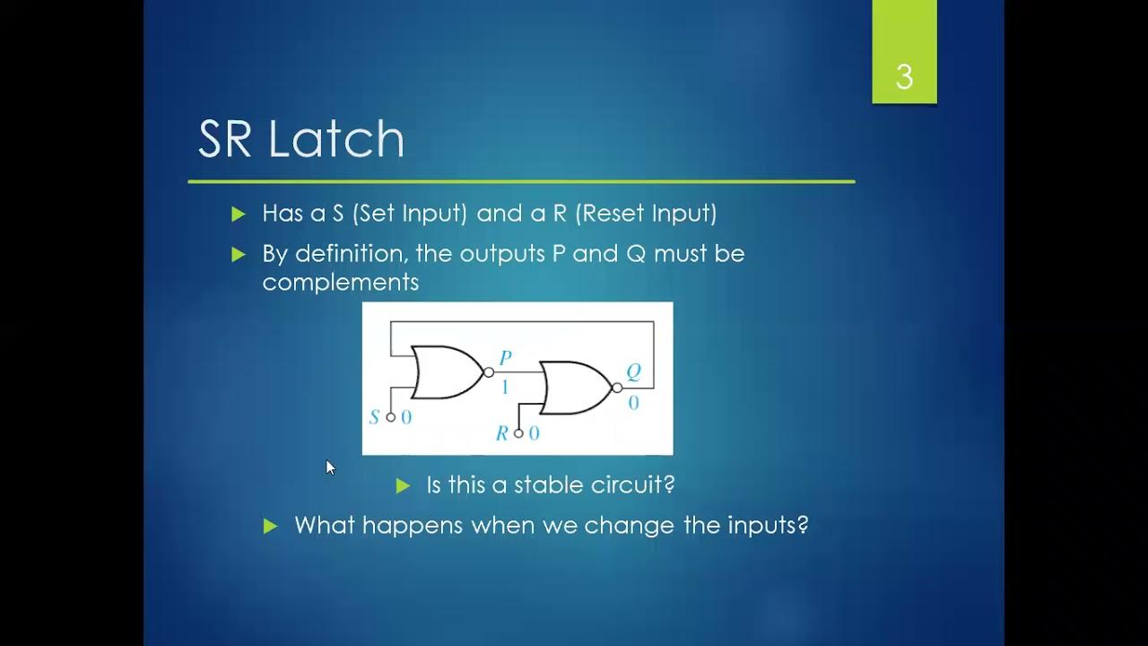 Digital Logic Lecture 32: Flip Flops 1 - YouTube