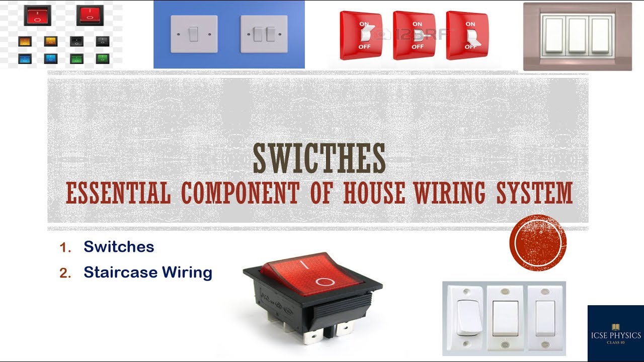 SWITCHES-Essential component of house wiring system [Class 10 Physics ...