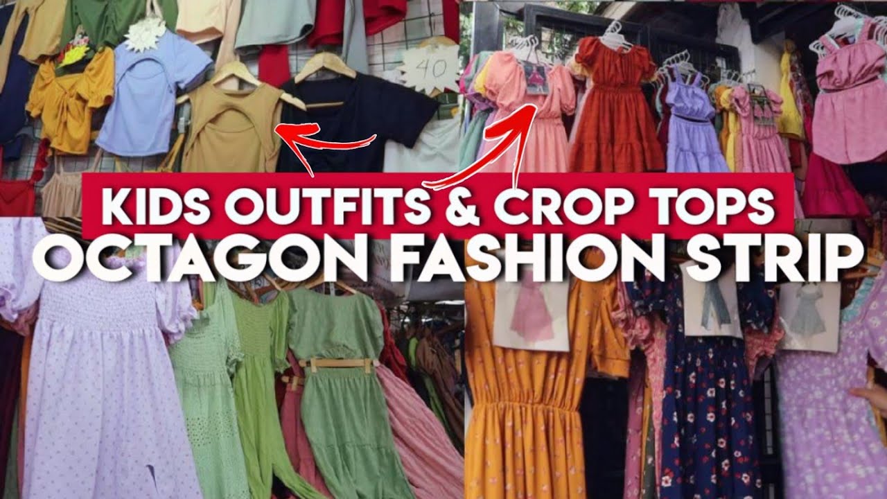 TAYTAY TIANGGE : Octagon Fashion Strip Kids Outfits & Crop Tops | As ...