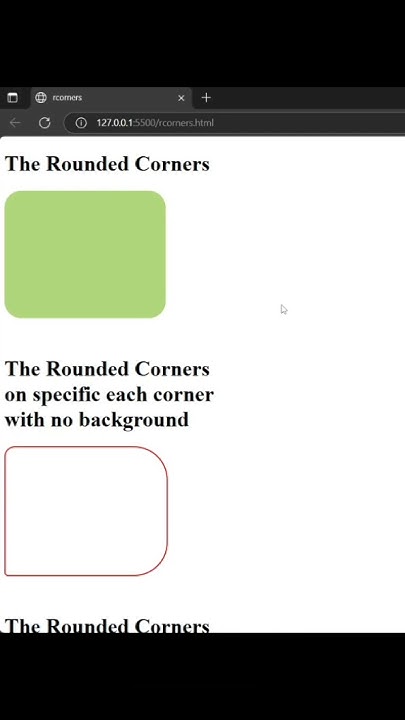 CSS Rounded Borders 🪄 || Code With Hari || #coding #webdevelopment #css #html - YouTube