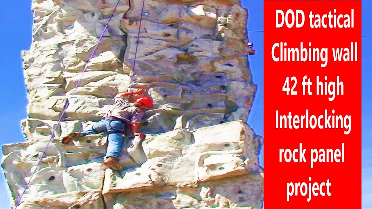 Can't believe I made this climbing wall with my interlocking rock ...