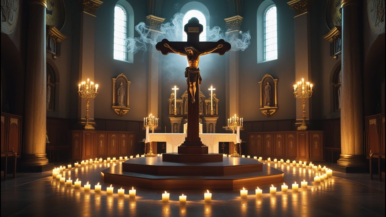 Gregorian Chant of Holy Light | A Celestial Prayer in Latin - YouTube