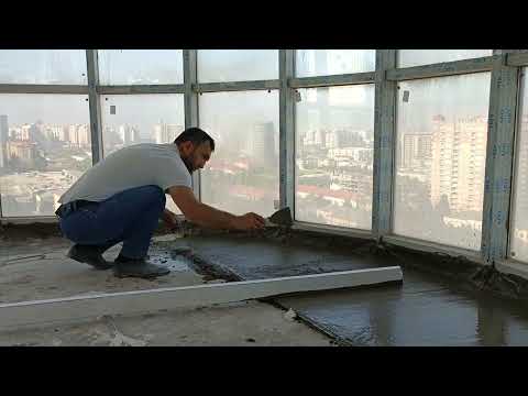 Beton qatının tökülməsi, isti pola hazırlıq Ayaz usta 070-055-673-77-70 ( 050-967-85-99