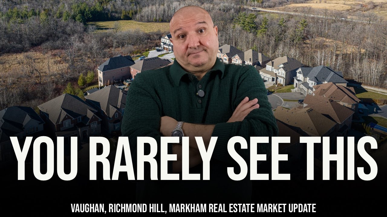 You Rarely See This (York Region Real Estate Market Update) - YouTube