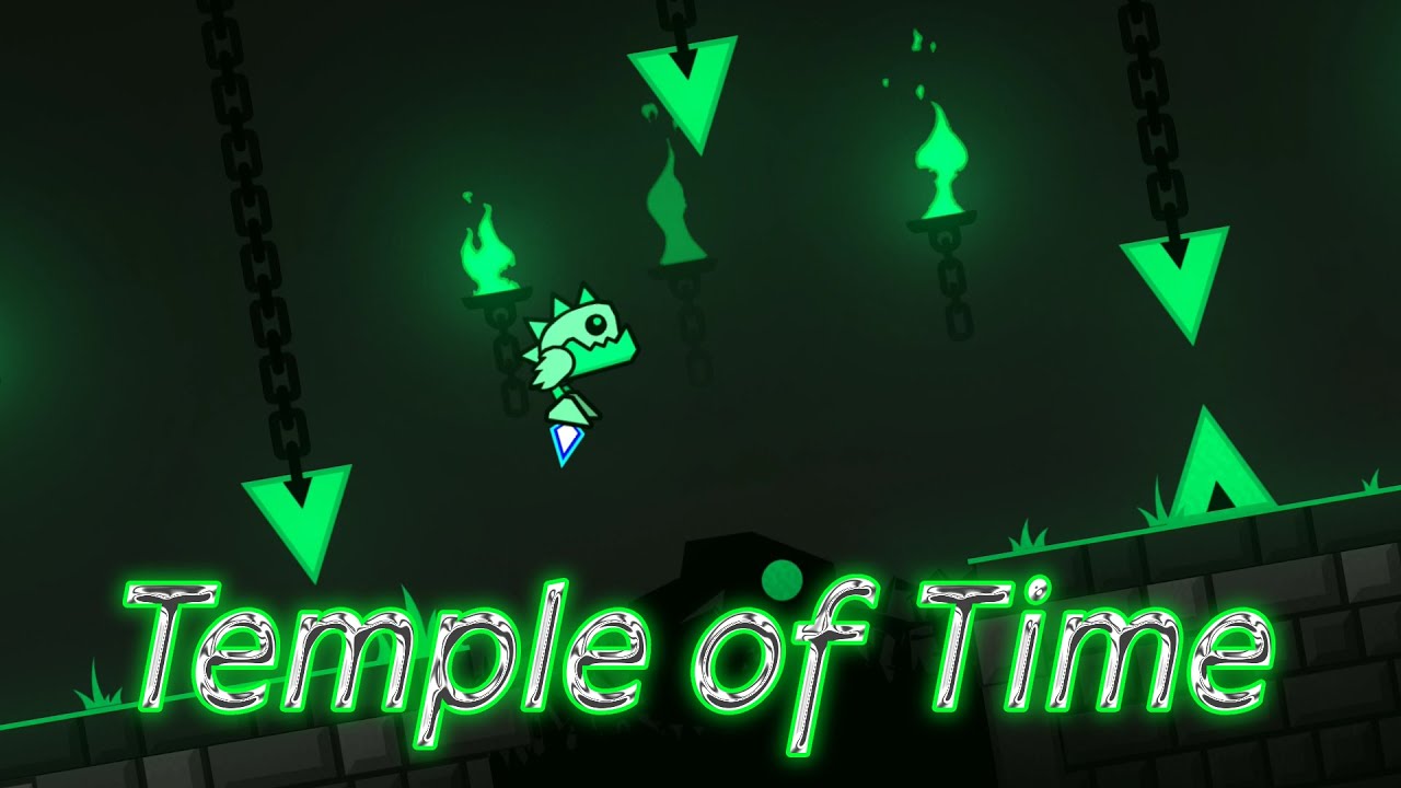 Geometry Dash Hard Demon | Temple Of Time 100% by DavJT - YouTube