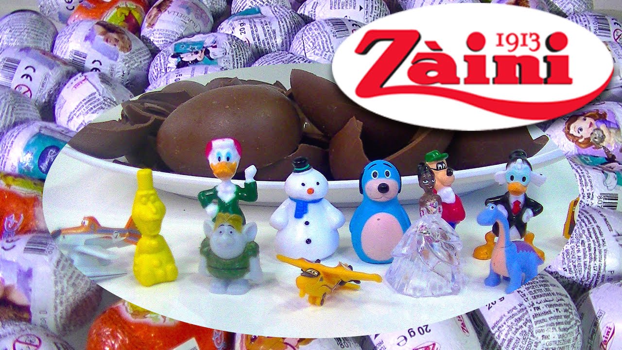 Zaini Disney Surprise Eggs Doc McStuffins Frozen Olaf, Disney Princess ...
