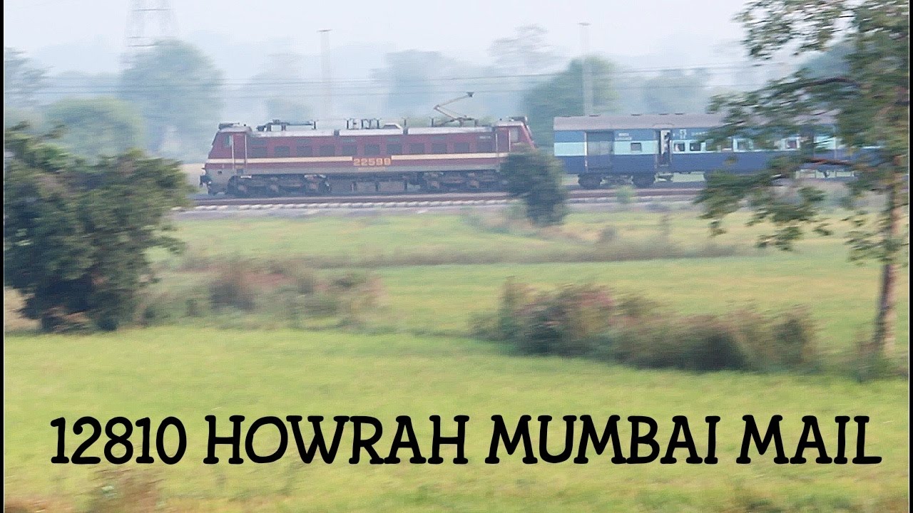 The legendary Mumbai mail swiftly Arriving Champa - YouTube