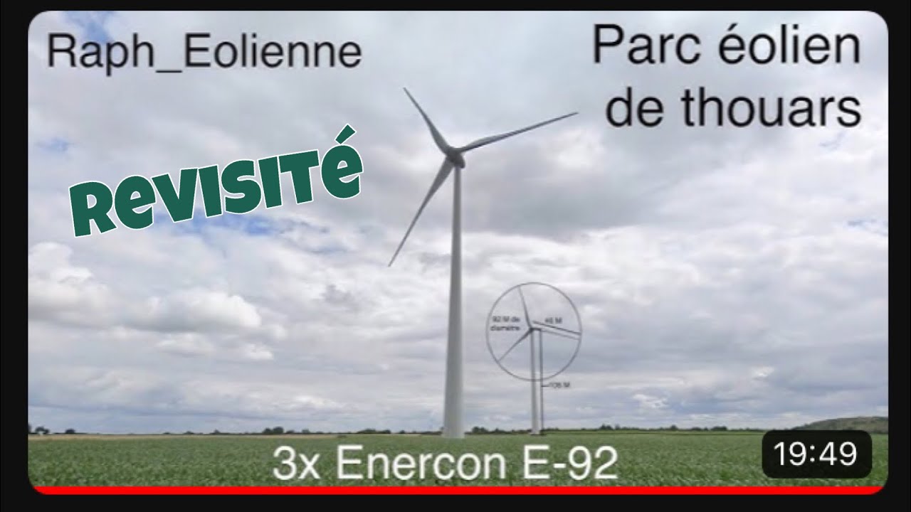 J’ai revisité le parc éolien de Mauzé-Thouarsais (Thouars) - Raph_Eolienne - YouTube