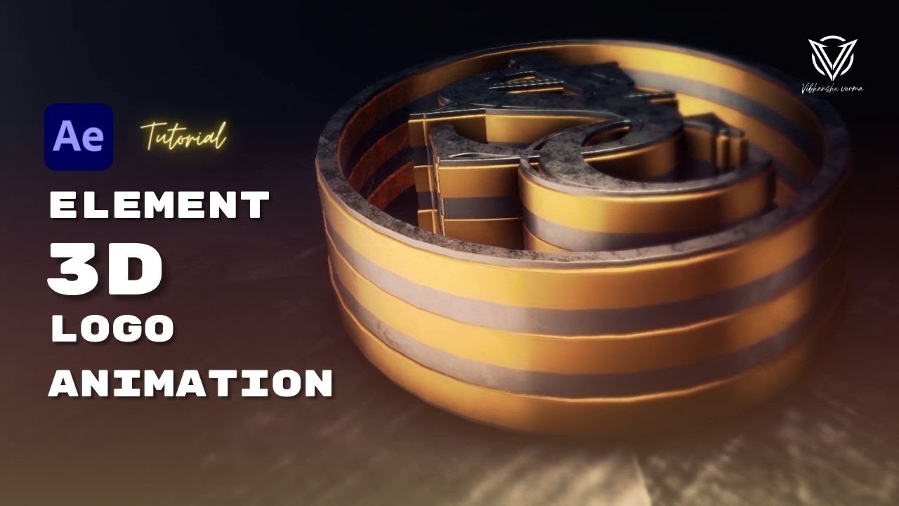 3d logo animation in after effects no plugin ! - YouTube