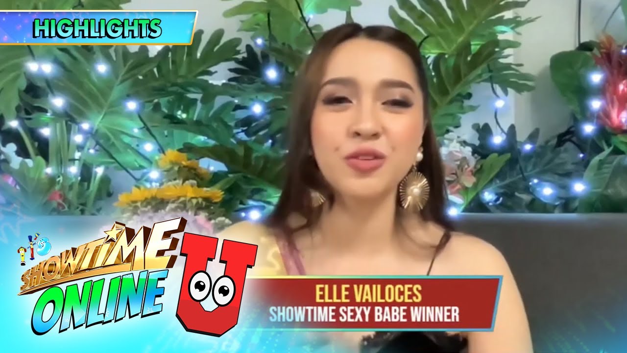 Sexy Babe of the day Elle Vailoces shares why she joined the competition | Showtime Online U ...