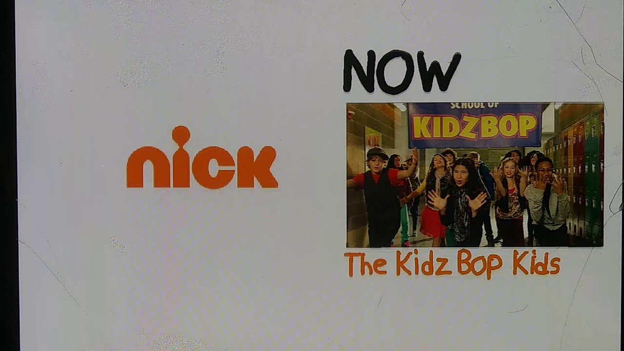 Nickelodeon Bumper (2009-2010) Coming Up iCarly / Now More The Kidz Bop ...
