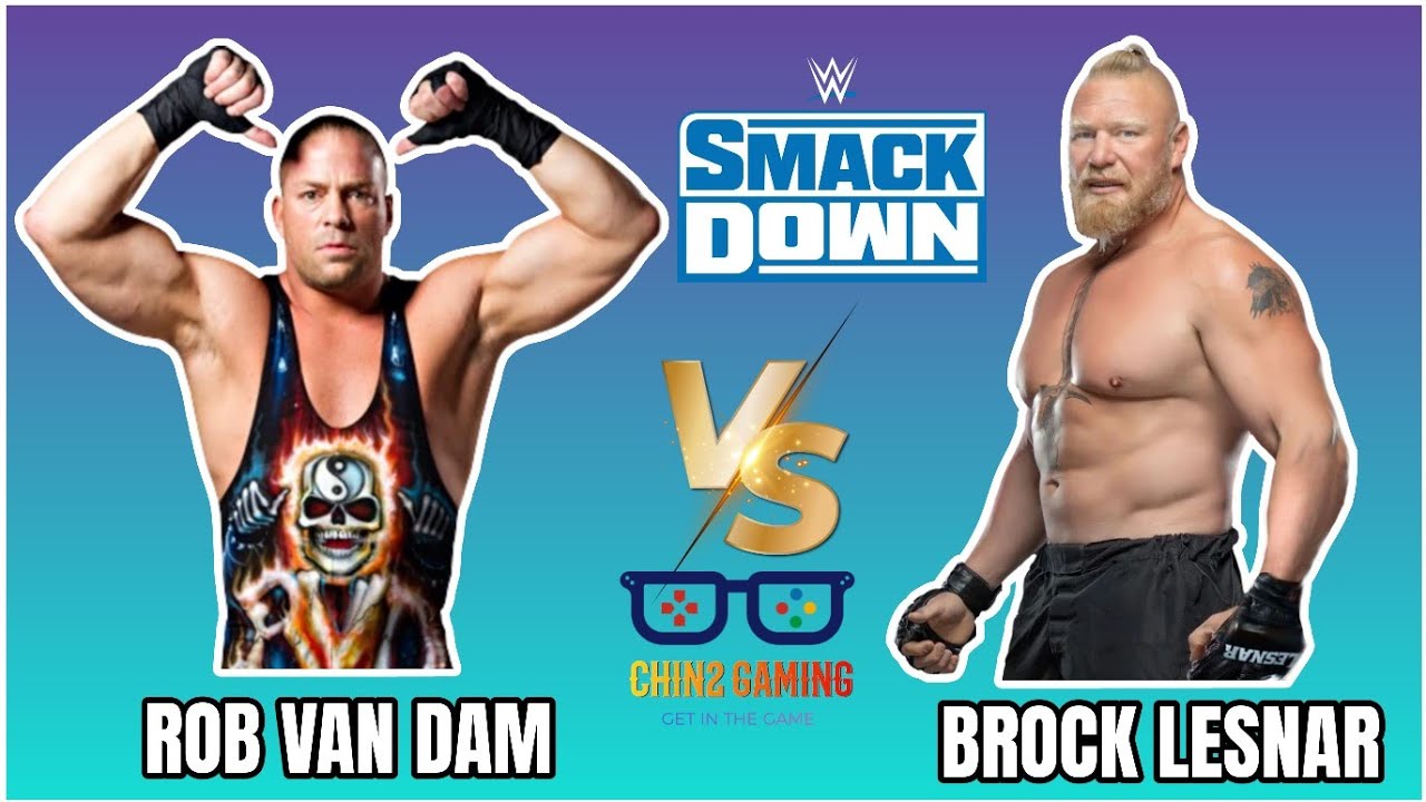 🔥 WWE HCTP: Brock Lesnar VS Rob Van Dam - Normal Single Match ...