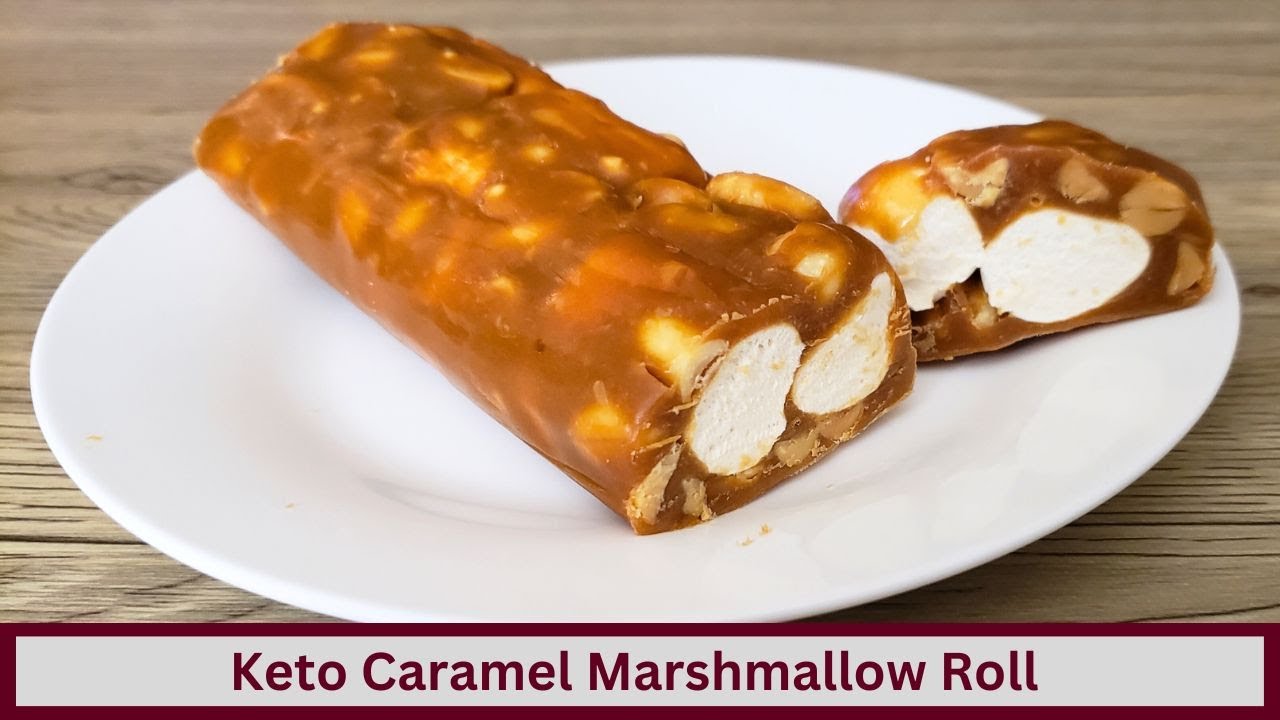 Easy Keto Caramel Marshmallow Roll (Gluten Free and Nut Free Options ...
