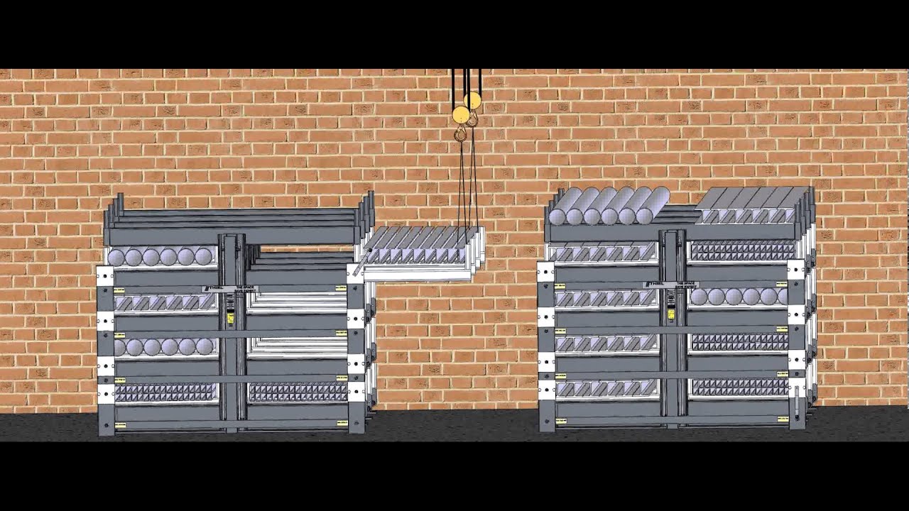 JUMBO roll-out rack, animated - YouTube