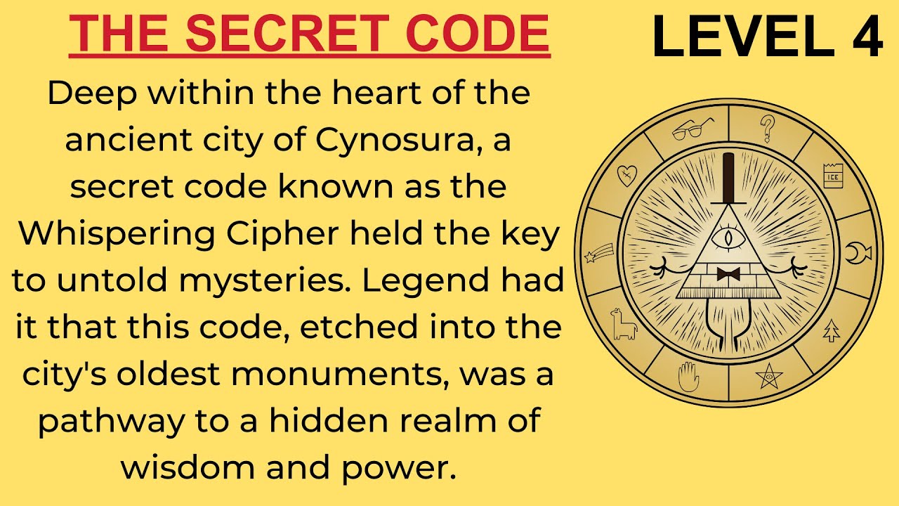 Learn English Through Story Level 4 π | The Secret Code | English Story