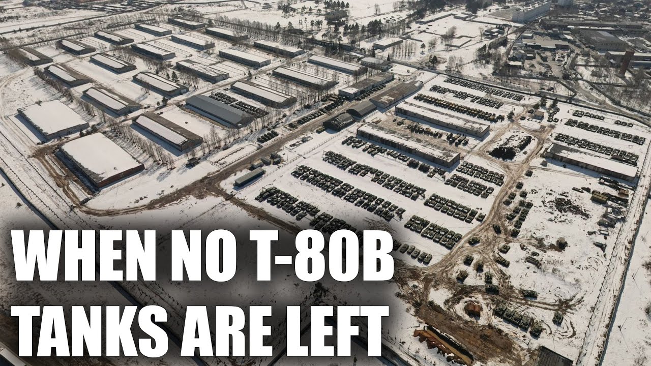 ~1,000 T-80BVs Tanks Disappear From Russian Storage Bases - YouTube