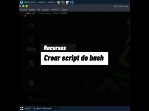 Como crear un script sencillo de bash usando nano - YouTube