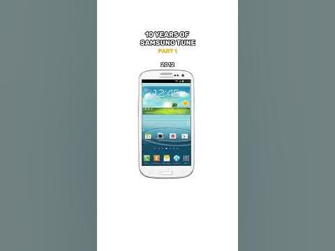 10 Years of Samsung Tune - YouTube