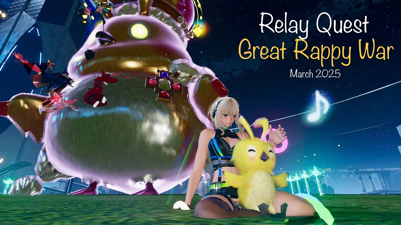 [PSO2:NGS] Relay Quest: Great Rappy War (Ranger Gameplay) - YouTube