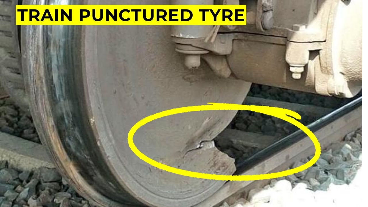 Punctured Train Tire Replacement Procedure | Causes and Consequences ...
