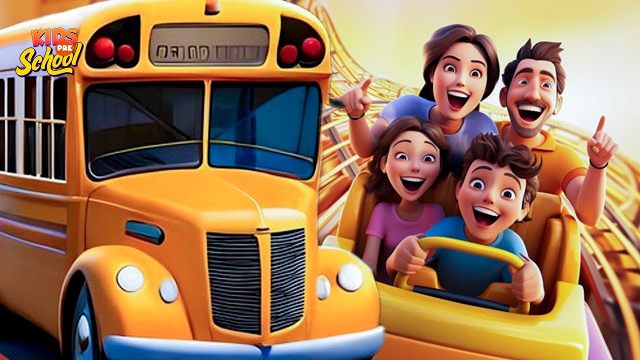 Wheels on the Bus - Old MacDonald Had A Farm - Animal Sounds Song For ...