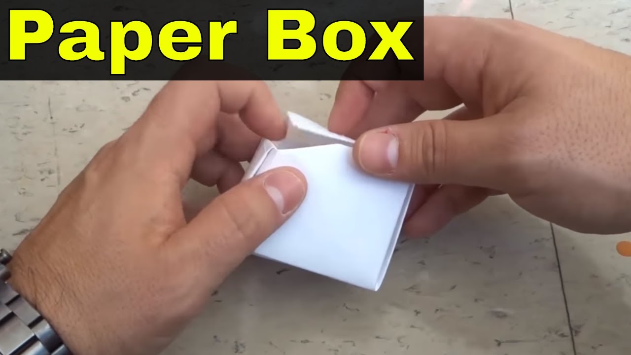 How To Make A Paper Box That Opens And Closes Tutorial YouTube How To Make A Paper Box That Opens And Closes Tutorial YouTube