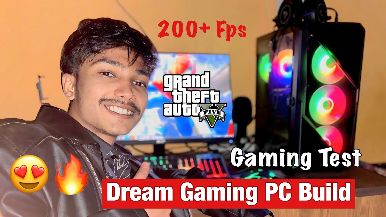( Dream ) 😍 My New Gaming PC Unboxing With Gaming Test GTA 5 200 FPS ...