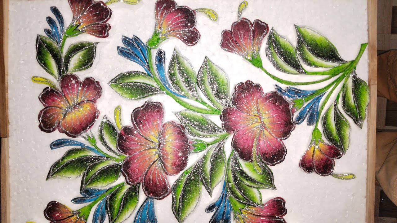 how to make tharmacol flower | how to paint tharmacol flower| how to ...