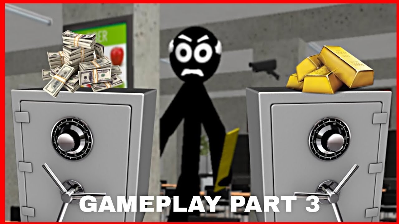 OPENING THE SAFES!. Stickman School Neighbor. Gameplay (Part 3) - YouTube