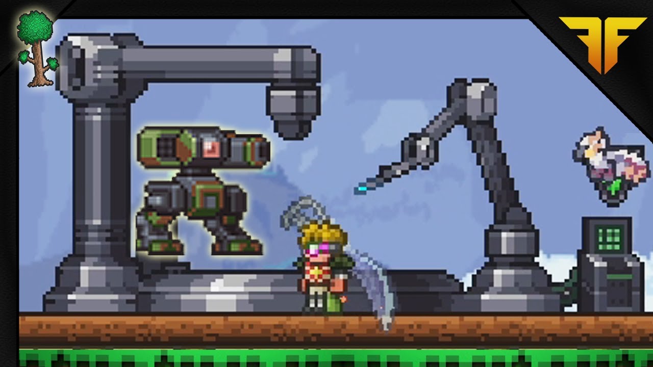 I made a mech in Terraria! | Fury's Modded Terraria s2e75 - YouTube