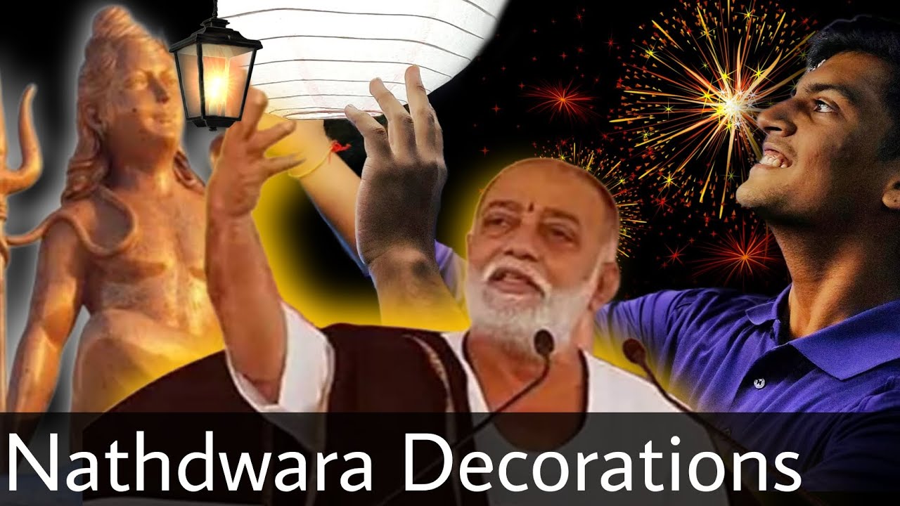 Nathdwara Shiv Pratima VISHWAS SWAROOPAM & Diwali Decorations Vlog ...