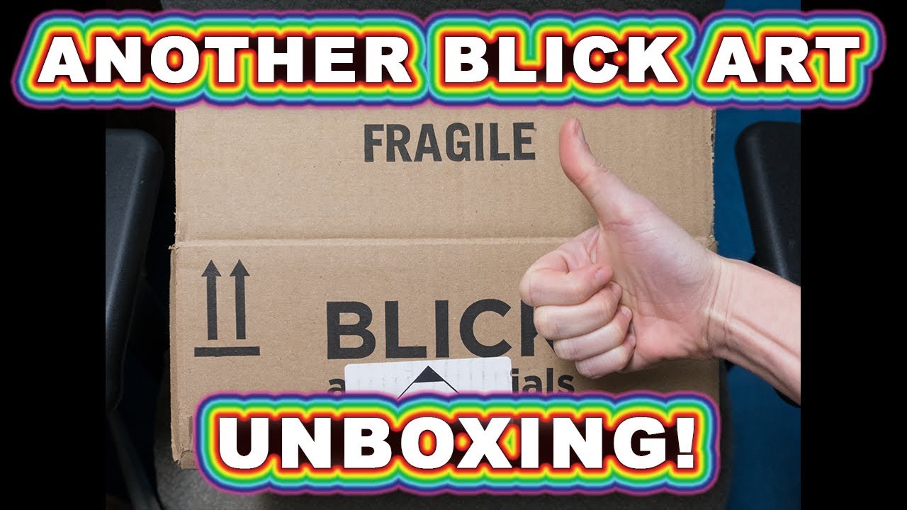 Another Blick Art Materials (Dick Blick) Art Supply Haul & Unboxing ...