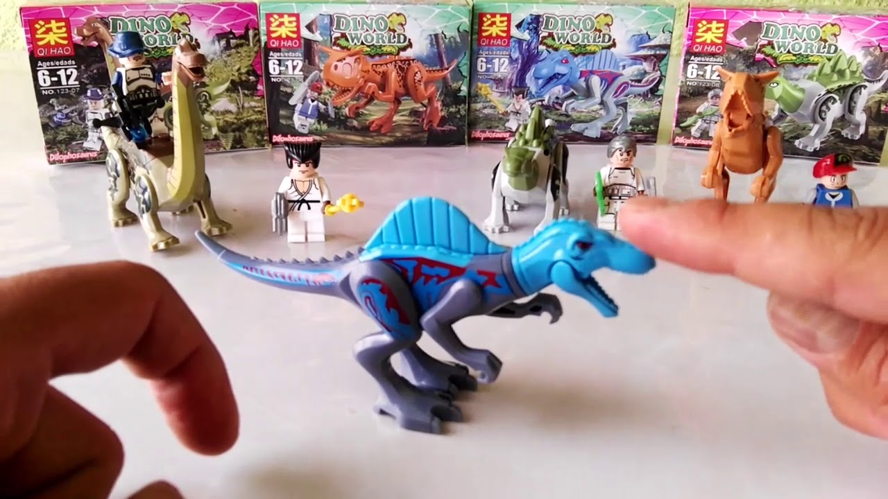Dino worl - dinosaurios Lego bootleg,Lego bootleg chino - YouTube