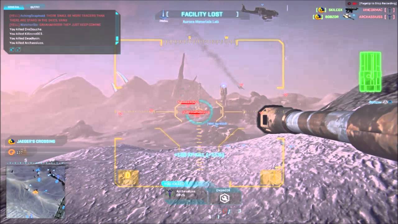 Planetside 2 - L100 HEAT Lighting Tank - YouTube