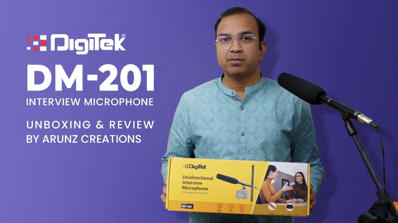 Review & Unboxing by Arunz Creations | Digitek Unidirectional Interview ...
