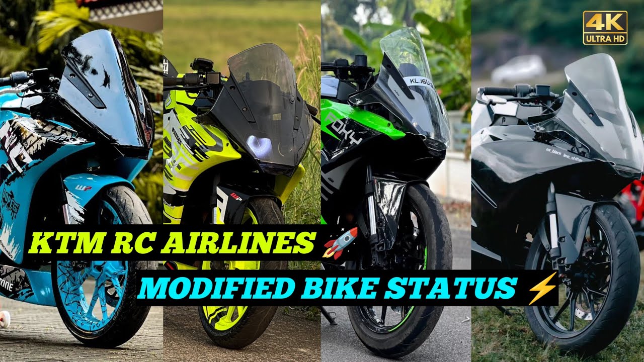 🥷KTM RC 125 || 200 || 390 || Trending Beast💥 Modified bikes 😱 | 2024 ...