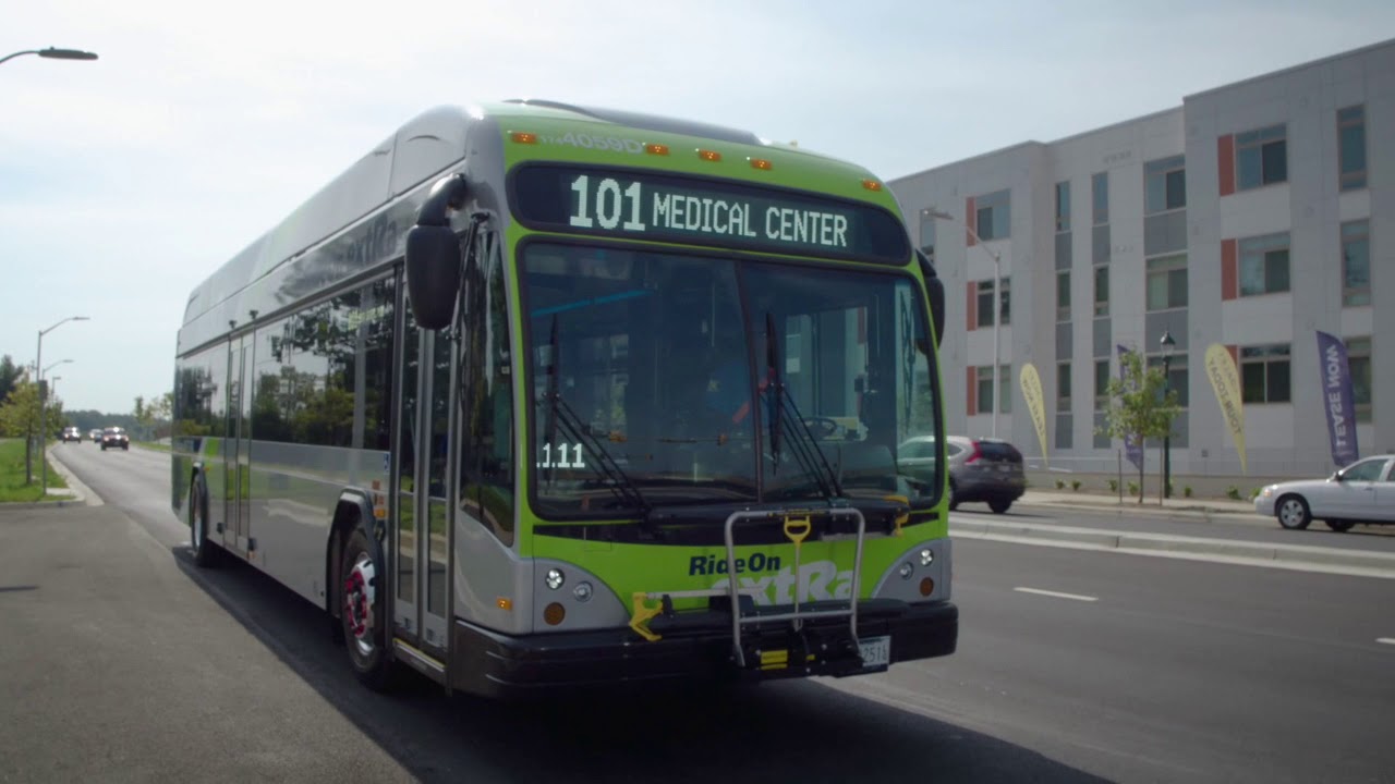 Experience the Ride On extRa limited stop bus service - YouTube