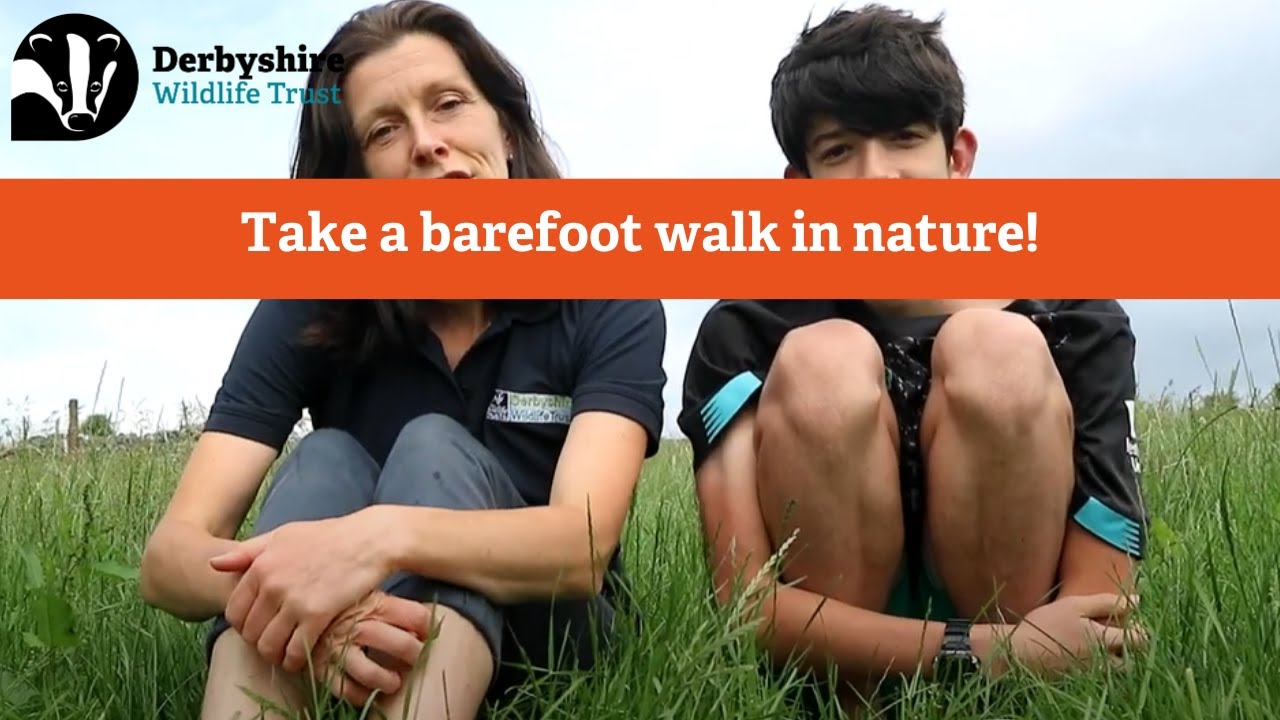 Take a barefoot walk in nature! - YouTube